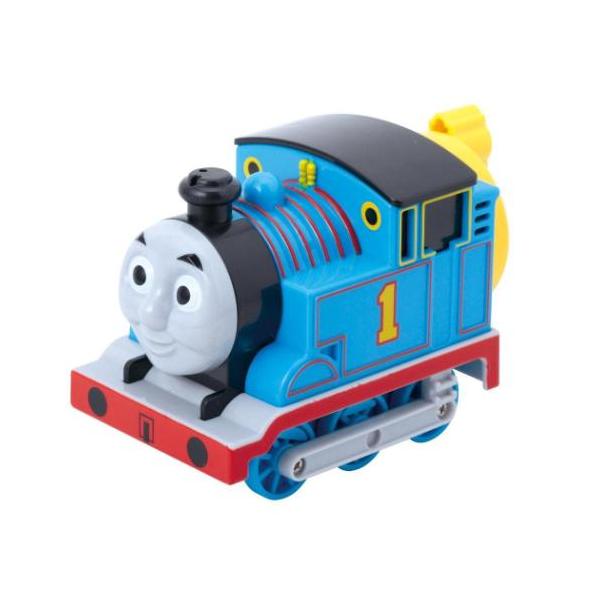 部屋に飾ってたのしいインテリア雑貨＆日用品ぜんぶ揃うキッズにぴったりの面白くて楽しいTOYシリーズトーマスの底面を水面につけて回転ハンドルをクルクル回すと煙突から水が出ます。煙突の先を回すと水の出かたが噴水にかわります。車輪が回るので手で転...
