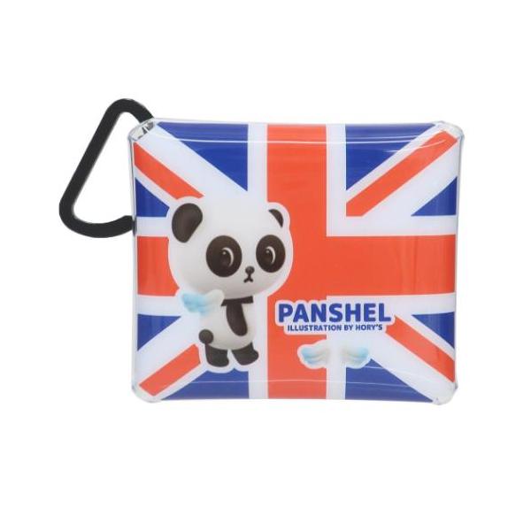 毎日使うものだからこそこだわりを 大人可愛い女性向け雑貨イラストレーターHORYが描く90年代の人気キャラクター[パンシェル PANSHEL]がグッズになって登場こちらは水濡れや汚れに強い人気の[クリアマルチケース]のSSサイズ裏面のボタン...