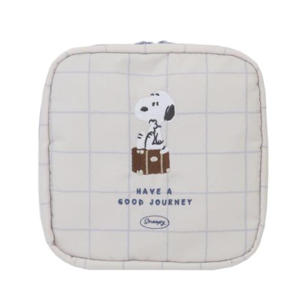 普段持ち歩く日用雑貨もお気に入りでそろえよう大人気PEANUTS/SNOOPYグッズにまたまた可愛いnewアイテム登場こちらは大きく開いて大容量[スクエアコスメポーチ]8つのポケット付きで整理しやすいコスメや小物をしっかり収納できますかわい...