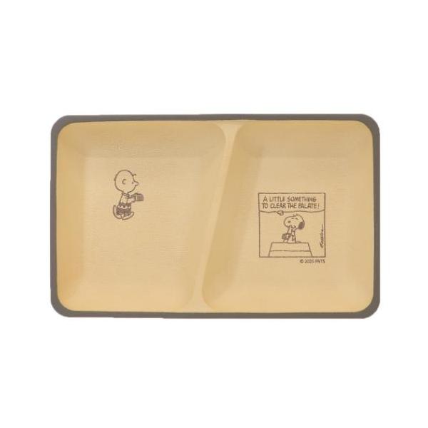 食器 おしゃれ デザイン ギフトに キッチン 一人暮らし 新居大人気[PEANUTS/SNOOPY]の可愛らしいテーブルウェアシリーズこちらはかわいい[スクエアプレートS]仕切り付きなのでワンプレートのカフェランチが楽しめます同シリーズのか...
