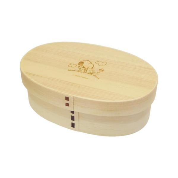 弁当 おしゃれ 生活雑貨　仕事 一人暮らし 通勤 通学大人気PEANUTS/SNOOPYグッズにまたまた可愛いnewアイテム登場こちらはかわいい[木製曲げワッパランチ]仕切りが付いており、自由に動かせますお弁当箱としてはもちろん、日常使いで...