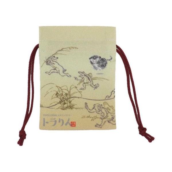 普段持ち歩く日用雑貨もお気に入りでそろえよう平安時代から鎌倉時代前期にかけて描かれた鳥獣戯画と尾形光琳筆の[竹虎図]がモチーフになった京都国立博物館の公式キャラクター、トラりんのオシャレなコラボシリーズこちらは小さくてかわいい[豆巾着ポーチ...