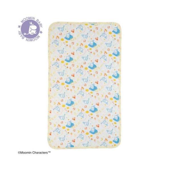 生活雑貨 寝具 ブランケット おしゃれ 一人暮らし 模様替え大人気[Moomin/ムーミン]グッズにまたまた可愛いnewアイテム登場こちらはかわいい[防水キルトパッド]表面は赤ちゃんのお肌にやさしい柔らかなガーゼ素材1枚でキルトパッドと防水...