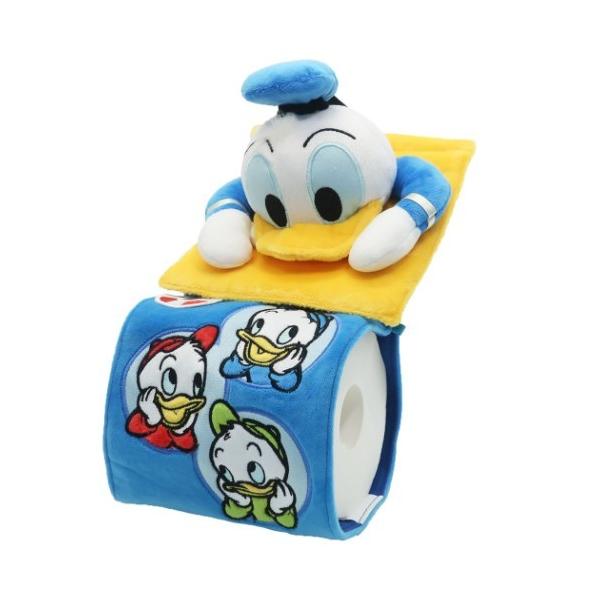 生活雑貨 片づけ トイレ 日用雑貨 おしゃれ大人気ディズニーキャラクターグッズにまたまた可愛いnewアイテム登場こちらはマスコット付きトイレットペーパーホルダー取り付け簡単！予備のロールホルダー付で使い勝手もGOODおトイレを可愛くお気に入...