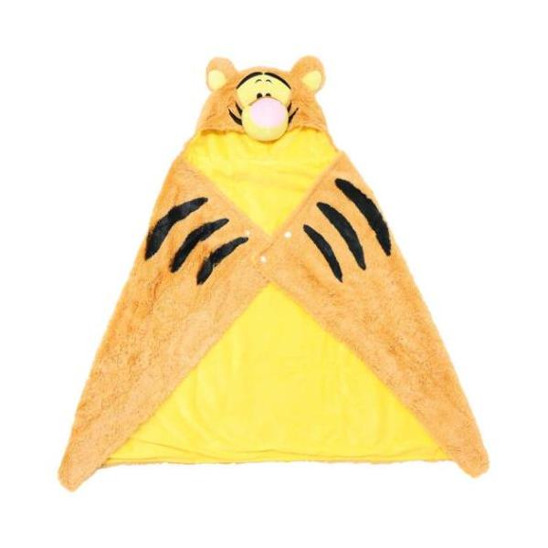 生活雑貨 寝具 ブランケット おしゃれ 一人暮らし 模様替え大人気ディズニーキャラクターのキュートなウォーマー雑貨シリーズこちらはふわふわの肌触りの[フード付きブランケット]思わず頬ずりしたくなる気持ちいい肌触りであったかさもバッチリ。お部...