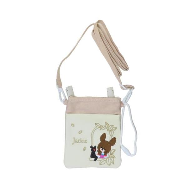 おしゃれでかわいいスマホケース＆iPhoneケースベストセラー絵本[the bear's school/くまのがっこう]グッズにまたまた可愛いnewアイテム登場こちらはちょっとしたお出かけに便利な[ショルダーポーチ]スマホやカードなどコンパ...