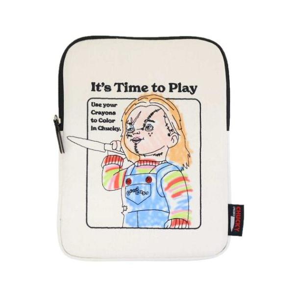 おしゃれでかわいいスマホケース＆iPhoneケースホラームービーで人気の[CHUCKY/チャッキー]グッズにまたまた可愛いnewアイテム登場こちらはリモートワークや学校のオンライン授業などで大活躍間違いなしの[タブレットケース]衝撃からタブ...