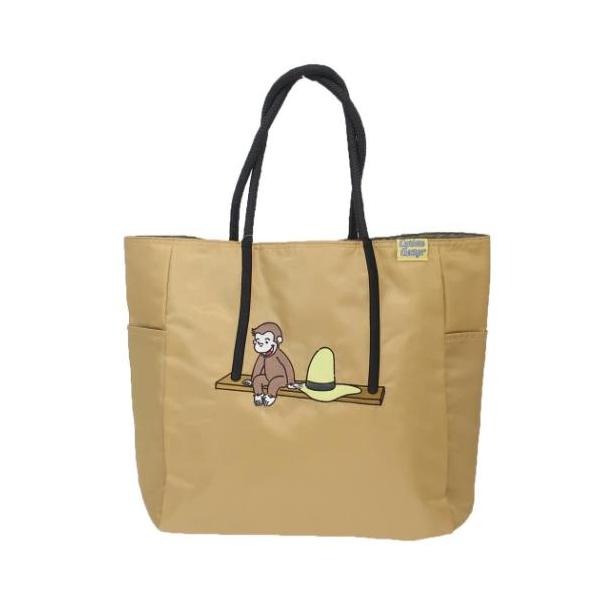 通勤 通学に大活躍世界中で愛されている人気絵本[キュリアスジョージ/おさるのジョージ]グッズにまたまた可愛いnewアイテム登場こちらは定番人気アイテム[トートバッグ]大判の雑誌も入る大きめサイズで通学や通勤はもちろん習い事、マザーバッグにも...