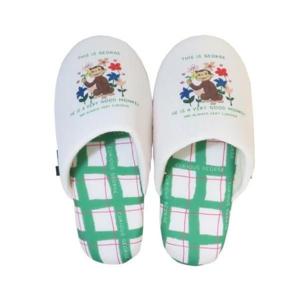 生活雑貨 おしゃれ 部屋 家具 お祝い ギフトに 日用雑貨世界中で愛されている人気絵本[キュリアスジョージ/おさるのジョージ]グッズにまたまた可愛いnewアイテム登場こちらはかわいくて履きやすい[ルームシューズ]おうち時間のリラックスタイム...