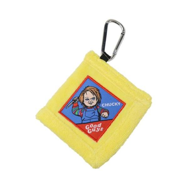 生活雑貨 おしゃれ タオル ギフトに 贈り物  プレゼントホラームービーで人気の[CHUCKY/チャッキー]グッズにまたまた可愛いnewアイテム登場こちらは使いやすい[クリーナータオル]ゴルフボール1個分のサイズ感で、使用中にボールを落とし...