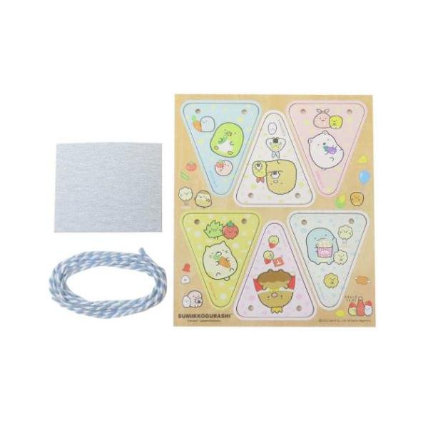 おしゃれでかわいい日用品＆インテリア雑貨みつかるサンエックスの大人気キャラクター[すみっこぐらし]グッズにまたまた可愛いnewアイテム登場こちらはかわいい[オーナメントセット]木製のオーナメント6個、ひも1m、サンドペーパーがセット組み合わ...