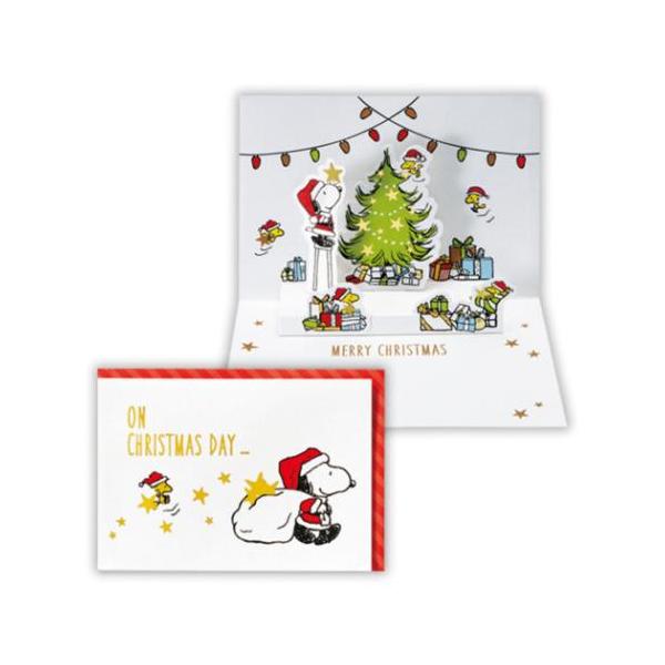 手紙 デザイン レターセット おしゃれ デザイン メッセージ大人気[PEANUTS/SNOOPY]グッズにまたまた可愛いnewアイテム登場MERRY CHRISTMAS贈ってももらっても楽しいかわいいクリスマスカードサンタクロース姿のスヌー...