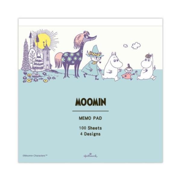 文具 文房具 おしゃれ 仕事 学校 社会人 メモ帳4種の絵柄が楽しめるスクエアメモ「Happy in Nature」をテーマに、ムーミンと仲間たちが自然と共存して暮らすのどかで美しいムーミン谷での生活を描いたコレクション。こちらは定番人気ア...