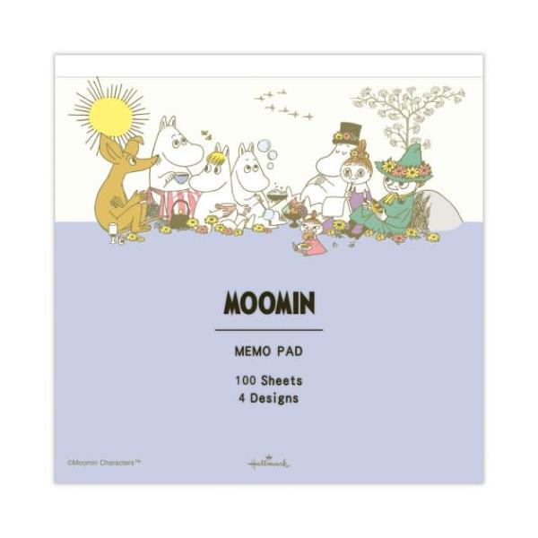 文具 文房具 おしゃれ 仕事 学校 社会人 メモ帳4種の絵柄が楽しめるスクエアメモ「Happy in Nature」をテーマに、ムーミンと仲間たちが自然と共存して暮らすのどかで美しいムーミン谷での生活を描いたコレクション。こちらは定番人気ア...