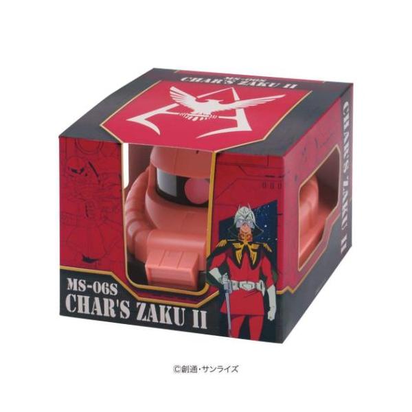 クスッと笑えるバラエティ雑貨＆便利な生活用品みつかるHAPPY VALENTINE'S DAY機動戦士ガンダムのかっこいいバレンタインギフトシャア専用ザクのヘッド形ケースにチョコが入った商品です。友チョコや義理チョコ、自分へのご褒美にもぴっ...