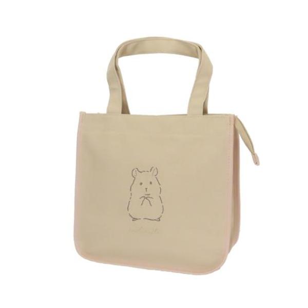 お弁当箱を持ち運ぶのに便利キュートなアニマルデザインの[milimili/ミリミリ]ランチ雑貨シリーズこちらはお弁当箱カバンにぴったりな[保冷トートバッグ]内側がアルミシート仕様＆天ファスナーになっているので保冷力バッチリかわいい雑貨いろい...