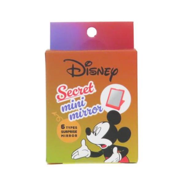 生活雑貨 おしゃれ 部屋 手鏡 お祝い ギフトに 日用雑貨大人気ディズニーキャラクターグッズにまたまた可愛いnewアイテム登場こちらは超コンパクトで持ち運びに便利な[シークレットミニミラー]全6種類のうち1種類がブラインドパッケージに入って...