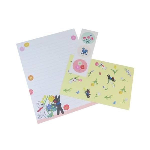 手紙 デザイン レターセット おしゃれ デザイン メッセージ大人気絵本[Gaspard et Lisa]グッズからまたまた可愛いNEWアイテム登場こちらは大切なメッセージを送るときにぴったり[レターセット]封筒3枚と便箋6枚がセットになって...