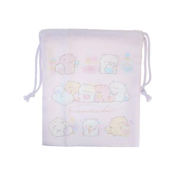 普段持ち歩く日用雑貨もお気に入りでそろえよう大人気[ふんわりねころん]がグッズになって登場こちらはとっても可愛い[きんちゃく袋M]体操服入れなどイロイロ使える他にも同柄の雑貨いろいろあるので揃えて使うとさらにかわいいよサイズ：約250x28...
