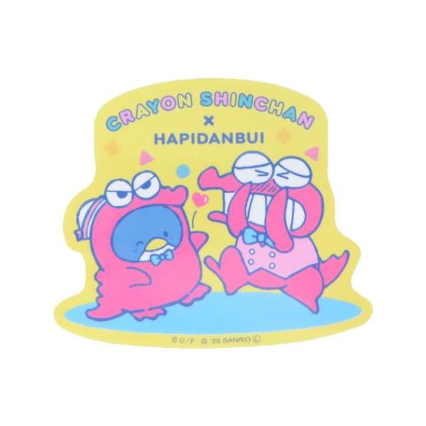 おしゃれ シール デザイン 文具 文房具 新入学 新学期[クレヨンしんちゃん]と[サンリオキャラクターズ]のコラボグッズにまたまた可愛いnewアイテム登場こちらはとってもかわいい[ダイカットステッカー]大きめサイズの耐水仕様なので、バイクや...