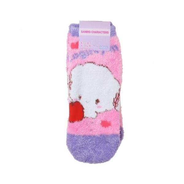 普段持ち歩く日用雑貨もお気に入りでそろえよう大人気サンリオキャラクターグッズにまたまた可愛いnewアイテム登場こちらはかわいい[もっこもこ靴下]肌触りも気持ちよくて、ふわふわ素材でとってもあったか寒い部屋で履いたり、おうちでのリラックスタイ...