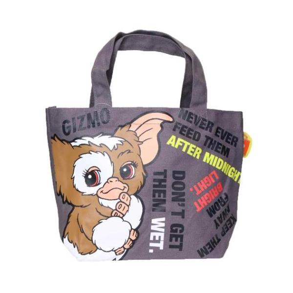 お弁当箱を持ち運ぶのに便利大人気映画キャラクター[グレムリン/ギズモ]のお洒落なファッションアイテムこちらは[マチ付きコットンバッグ]お散歩などちょっとしたおでかけに便利なミニトートお弁当や水筒を入れて持ち歩けるランチバッグやサブバッグとし...