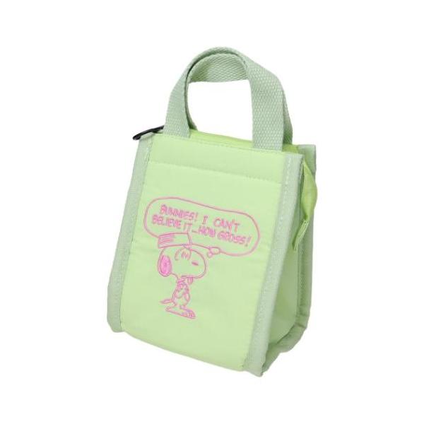 お弁当箱を持ち運ぶのに便利大人気[PEANUTS/SNOOPY]グッズにまたまた可愛いnewアイテム登場こちらはおにぎりやゼリー飲料の持ち運びに最適なミニサイズの[保冷バッグ]洗濯機で丸洗いできるのでいつでも清潔に使える簡易保冷ミニトートで...