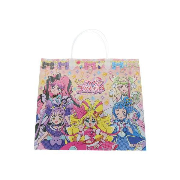学校 文房具 文具 仕事 お道具箱 雑貨 勉強シリーズ第22作目となるアイドルをテーマにした[キミとアイドルプリキュア]グッズにまたまた可愛いnewアイテム登場こちらはボリューム満点「ハッピーバッグ」紙バッグの中に文具アイテムが8個入り お...