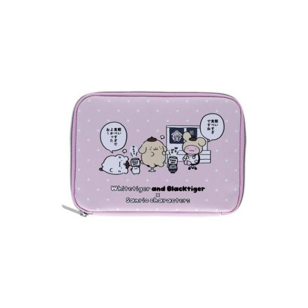 アウドドアを楽しく便利に[ホワイトタイガーとブラックタイガー]x[サンリオキャラクターズ]のキュートなコラボグッズが登場こちらはお薬、カード、ペンなど細かい小物をまとめて収納できる見開きタイプの[お薬ポーチ]メッシュポケット、ファスナーポケ...
