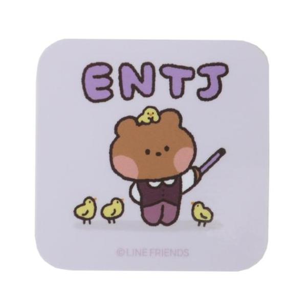 おしゃれ シール デザイン 文具 文房具 新入学 新学期不思議な可愛さが魅力の[LINE FRIENDS minini]グッズにまたまた可愛いnewアイテム登場こちらは定番人気アイテム[ステッカー]スマホやPCなどに貼ってデコっちゃおうほか...