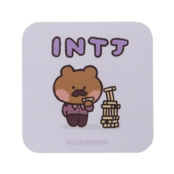 おしゃれ シール デザイン 文具 文房具 新入学 新学期不思議な可愛さが魅力の[LINE FRIENDS minini]グッズにまたまた可愛いnewアイテム登場こちらは定番人気アイテム[ステッカー]スマホやPCなどに貼ってデコっちゃおうほか...