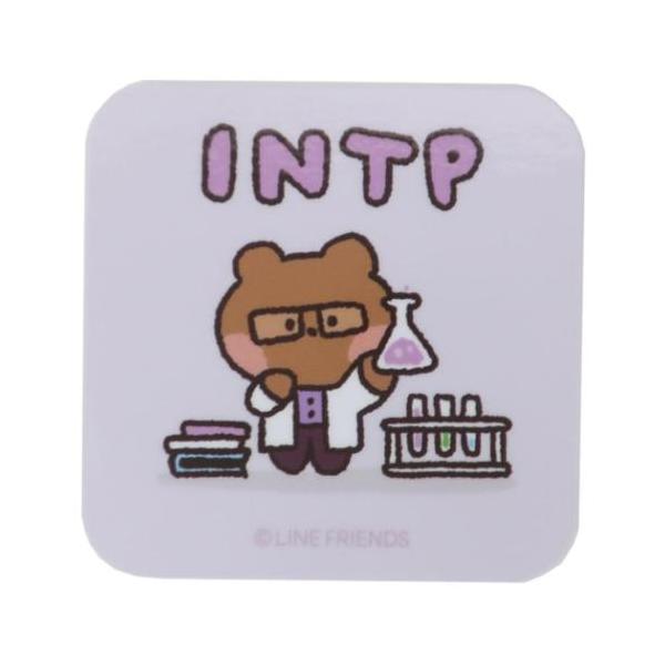 おしゃれ シール デザイン 文具 文房具 新入学 新学期不思議な可愛さが魅力の[LINE FRIENDS minini]グッズにまたまた可愛いnewアイテム登場こちらは定番人気アイテム[ステッカー]スマホやPCなどに貼ってデコっちゃおうほか...