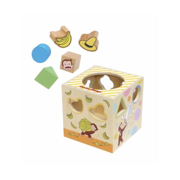 かわいい雑貨や生活用品いろいろプレゼントにもぴったり大人気絵本[キュリアスジョージ/おさるのジョージ]がかたちあわせキューブになって登場こちらは楽しい[かたちあわせキューブ 8ピース]ブロックを同じ色や形の穴に入れたり、ブロックを積み上げた...