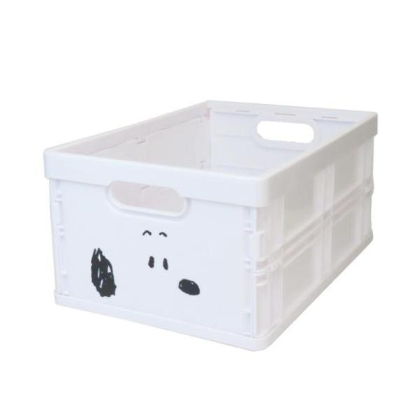 生活雑貨 おしゃれ 掃除 片づけ お祝い ギフトに 日用雑貨大人気[PEANUTS/SNOOPY]グッズにまたまた可愛いnewアイテム登場こちらは整理整頓に便利な[キャラコンテナ]使わない時は小さく折りたたんで収納できます重ねて使うことがで...