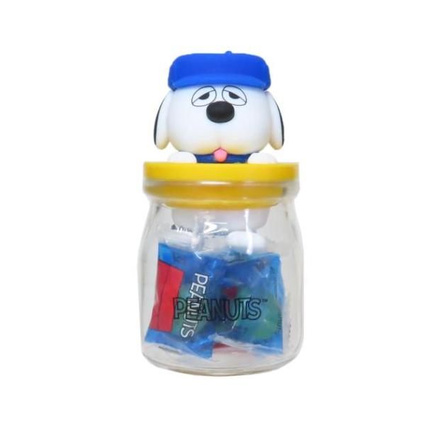 クスッと笑えるバラエティ雑貨＆便利な生活用品みつかる大人気PEANUTS/SNOOPYグッズにまたまた可愛いnewアイテム登場こちらはフタからちょこっと飛び出しているようなデザインがかわいい[キャンディボトル]パイン味のキャンディが6個入っ...