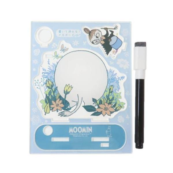 部屋に飾ってたのしいインテリア雑貨＆日用品ぜんぶ揃う大人気[Moomin/ムーミン]グッズにまたまた可愛いnewアイテム登場こちらはメッセージを書き込める[アクリルメモボード]付属のペンで書いて消せるメモボードなので環境にも優しい！背面にそ...