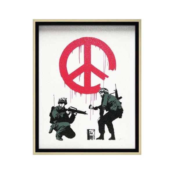 「取寄品」 お祝い ギフトに おしゃれ アート インテリア 贈り物作家：バンクシー/不明サイズ：約300x375x30mm重量：約1kg素材：樹脂フレーム仕様：絵の表面を特殊ゲル加工[お取り寄せ]こちらの商品はお取り寄せ商品です。約3日-1...