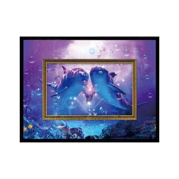 「取寄品」 お祝い ギフトに おしゃれ アート インテリア 贈り物作家：クリスチャン リース ラッセン/アメリカ男性作家鮮やかで美しいクリスチャン リース ラッセンの世界がフレームまで広がるダイナミックなアートになりました！コンパクトなS、...