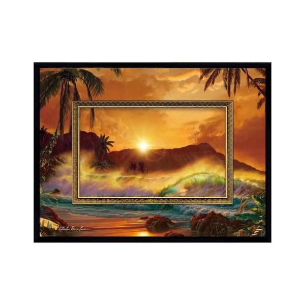 「取寄品」 お祝い ギフトに おしゃれ アート インテリア 贈り物作家：クリスチャン リース ラッセン/アメリカ男性作家鮮やかで美しいクリスチャン リース ラッセンの世界がフレームまで広がるダイナミックなアートになりました！コンパクトなS、...