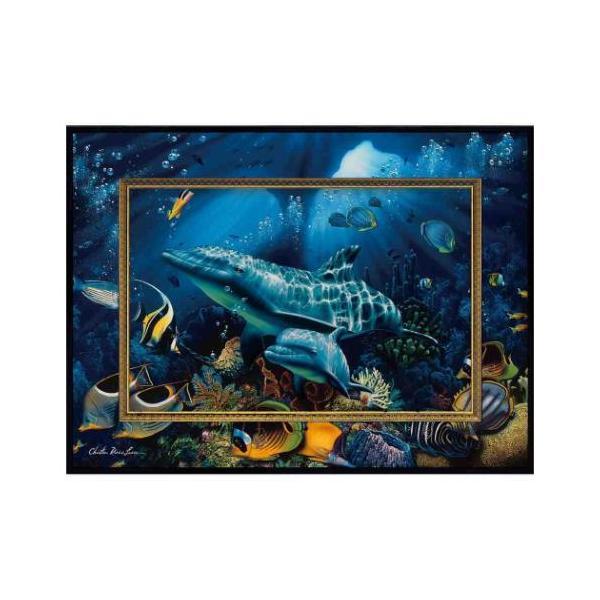 「取寄品」 お祝い ギフトに おしゃれ アート インテリア 贈り物作家：クリスチャン リース ラッセン/アメリカ男性作家鮮やかで美しいクリスチャン リース ラッセンの世界がフレームまで広がるダイナミックなアートになりました！コンパクトなS、...