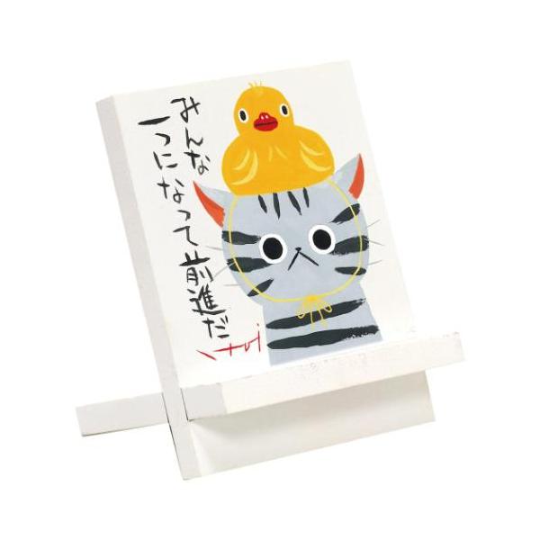 「取寄品」 お祝い ギフトに おしゃれ アート インテリア 贈り物作家：糸井 忠晴/日本男性作家卓上イーゼルスタンドに糸井忠晴のアートがプリントされた商品です。スマホ置きとしてはもちろん、そのまま飾って癒される実用派アートです。サイズ：約8...