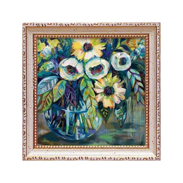 「取寄品」 お祝い ギフトに おしゃれ アート インテリア 贈り物作家：ジャネット ヴェルテンテス　/アメリカ女性作家コネチカットにて3匹の犬と、花の庭園に囲まれて毎日絵を描いています。その大胆な色使いと構成で有名。光と色を使って自分の作品...