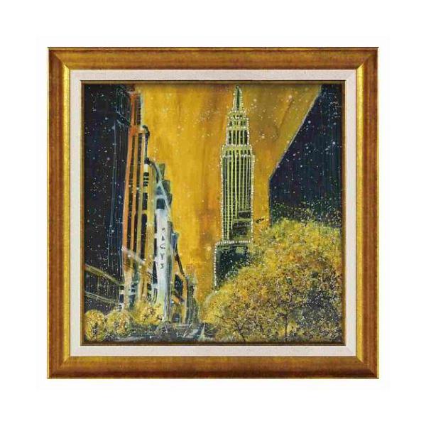 「取寄品」 お祝い ギフトに おしゃれ アート インテリア 贈り物作家：スーザン ブラウン/イギリス女性作家ヨーロッパのお洒落な街角を描いたアートを、ゴージャスに輝くラインストーンで飾り付けました。光が当たる角度に合わせ七色に煌めくラインス...