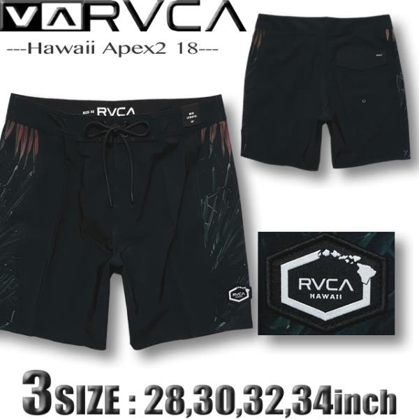 【RVCA MENS / ルーカ】「ハワイの空気感を落とし込んだ、本格サーフ仕様のボードショーツ。」RVCA HAWAIIコレクションより、ボタニカルデザインが映えるボードショーツ。サーフシーンで求められる機能性と、リゾート感あふれるデザイ...