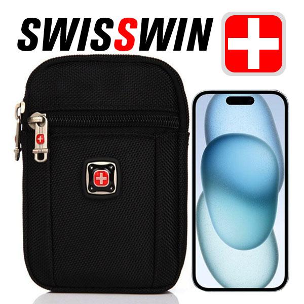 ━★ 驚異の大容量収納 ★━裏面にベルト通しのついた普通のベルトポーチ…かと思いきや!!『 大容量 』の収納を可能にしたウエストポーチ♪その秘密は大型ポケット×スマホポーチをムダなく合体させた『 超合理的設計 』によるもの。小さなバッグでも...