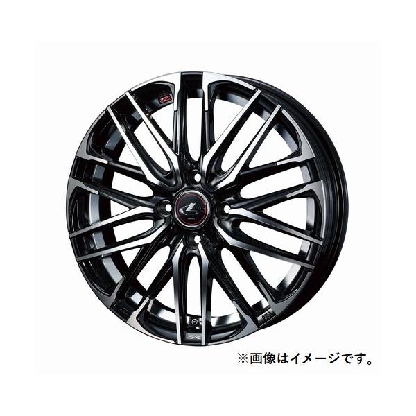 WEDS LEONIS SK◇商品情報■定価(税抜)：￥39,500■品番：38302■色：PBMC（パールブラック/ミラーカット）■サイズ：16インチ×5.0J■インセット：45■孔数：4■PCD : 100 ■ディスクハブ径 : φ65...