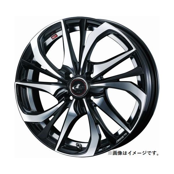 WEDS LEONIS TE◇商品情報■定価(税抜)：￥40,500■品番：38748■色：PBMC（パールブラック/ミラーカット）■サイズ：16インチ×6.0J■インセット：42■孔数：4■PCD : 100■ディスクハブ径 : φ65■...