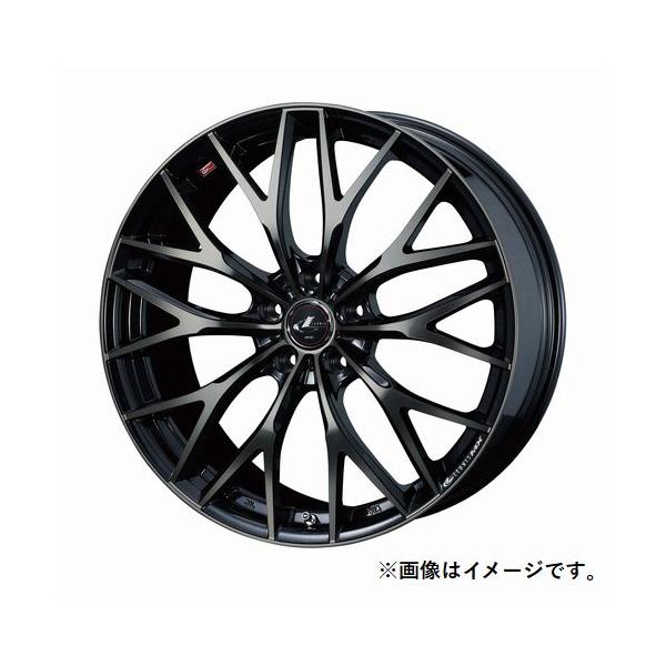 WEDS LEONIS MX◇商品情報■定価(税抜)：￥43,000■品番：39041■色：PBMC/TI（パールブラック ミラーカット/チタントップ）■サイズ：16インチ×6.5J■インセット：40■孔数：5■PCD : 114.3 ■デ...