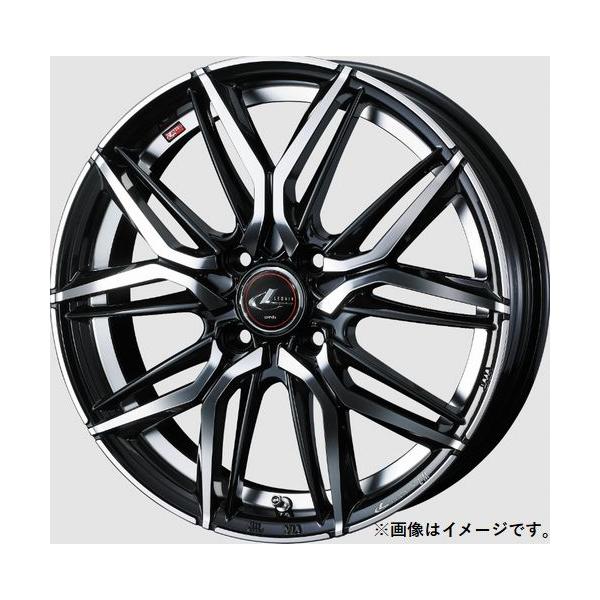 WEDS LEONIS LM◇商品情報■定価(税抜)：￥31,000■品番：40767■色：PBMC（パールブラック/ミラーカット）■サイズ：14インチ×4.5J■インセット：45■孔数：4■PCD : 100■ディスクハブ径 : φ65■...