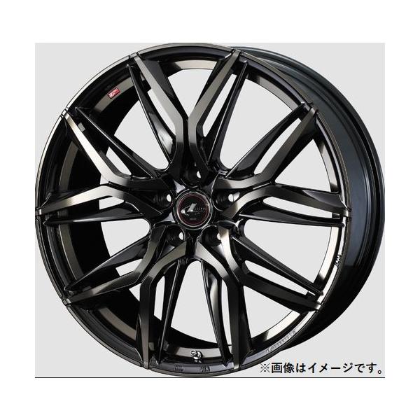WEDS LEONIS LM◇商品情報■定価(税抜)：￥77,000■品番：40850■色：PBMC/TI（パールブラック ミラーカット/チタントップ）■サイズ：20インチ×8.5J■インセット：45■孔数：5■PCD : 114.3■ディ...